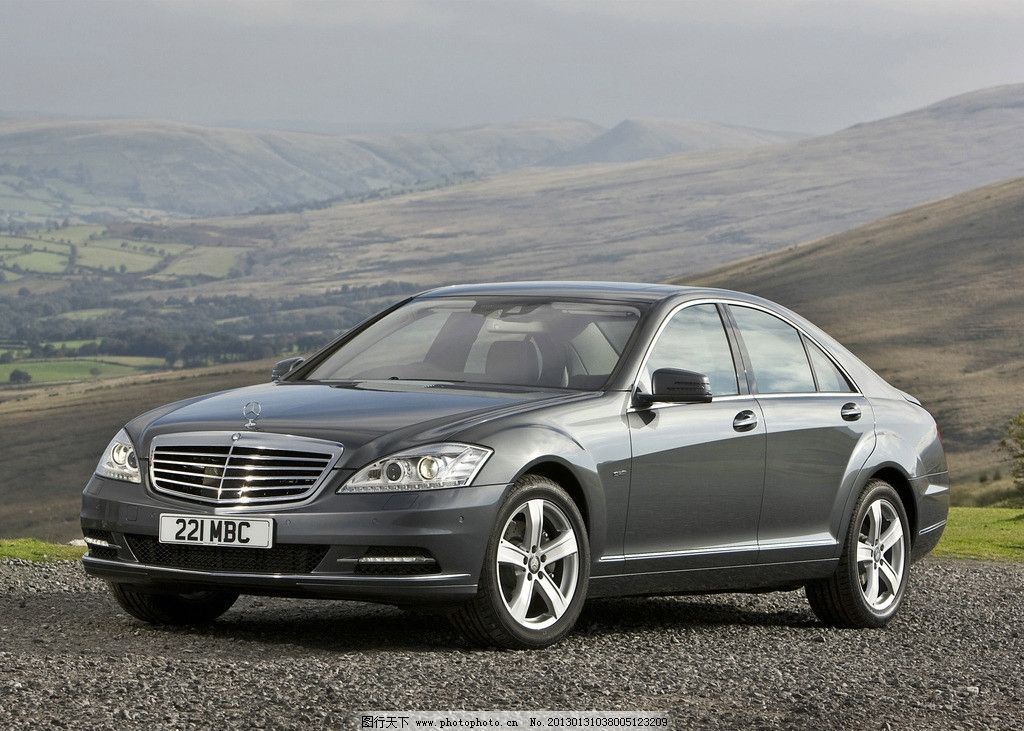 奔驰S350图片_交通运输_金融科技-图行天下素材网